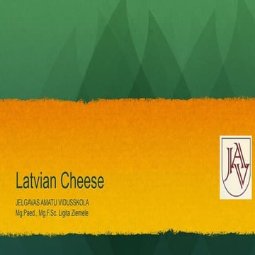 Latvian Cheese | PDF
