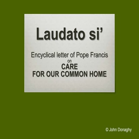 Laudato Si' | PPTX