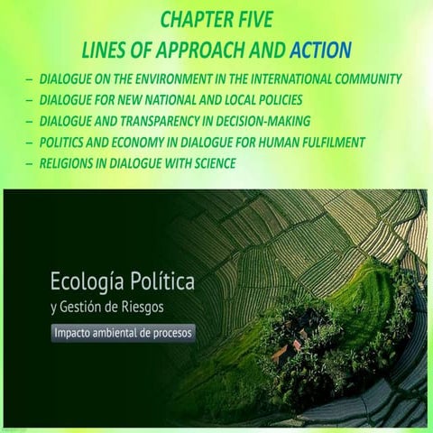 Laudato si 5 lines of approach and action | PPTX