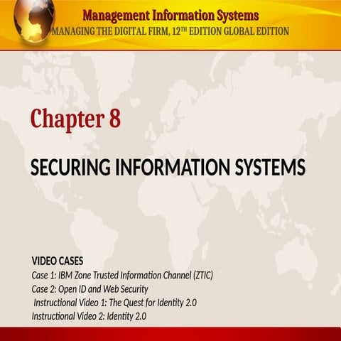 laudon_mis12_ppt08_GE Securing Information Systems | PPT