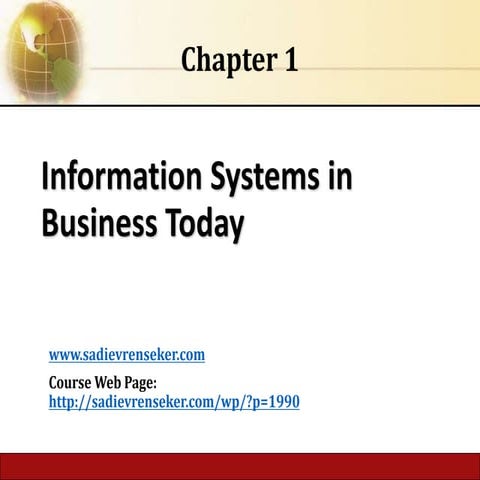 Laudon MIS13 ch01: Information Systems in Global Business Today. | PPT | Computing | Technology ...