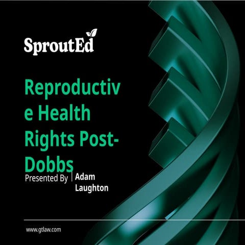 Reproductive Health Rights Post-Dobbs | SproutEd | PPT