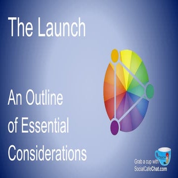 Essential Elements of a Launch Checklist. | PPTX