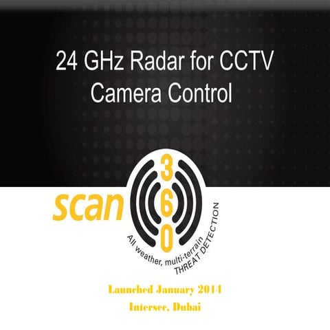 24 GHz Radar for CCTV Camera Control | PPT