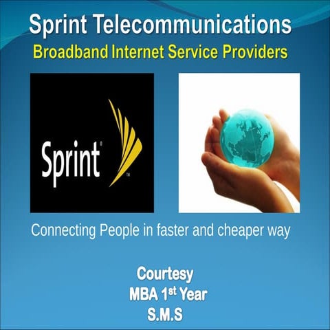 Sprint Broadband services | PPT