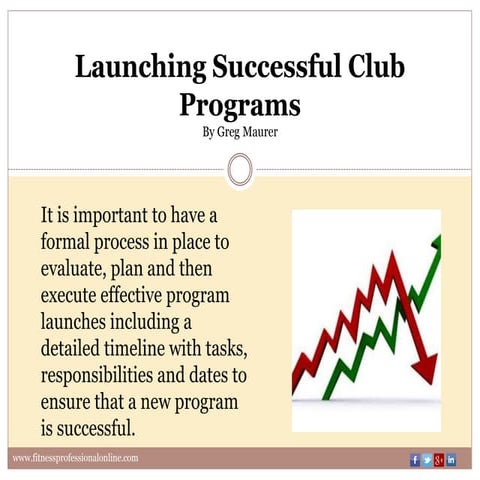 Launching successful club programs | PPTX