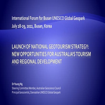 Launch of National Geotourism Strategy.pptx