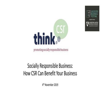 Think CSR Launch Event Presentations | PPT