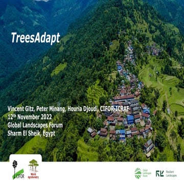 Launch TreesAdapt | PPT