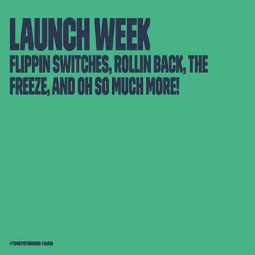 Launch week | PDF