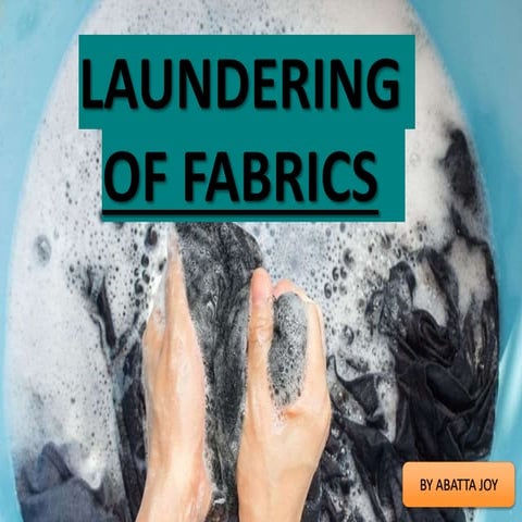 laundering agent and equipment.pptx for year 4 | PPT