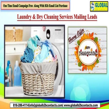 Laundry & dry cleaning services mailing leads | PPT