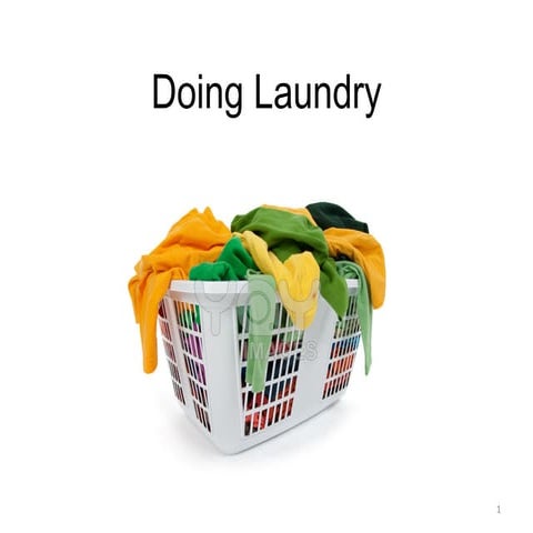Life skills: Laundry | PPTX