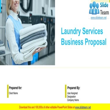 Laundry Services Business Proposal PowerPoint Presentation Slides | PDF