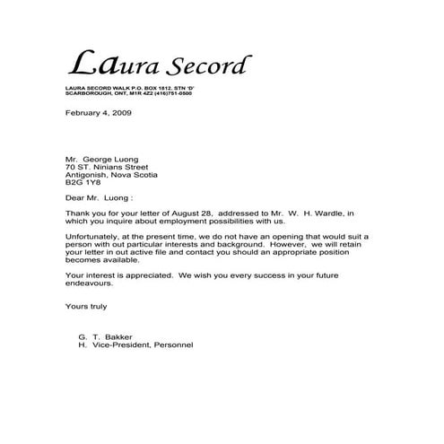 Laura Secord Jama | DOC