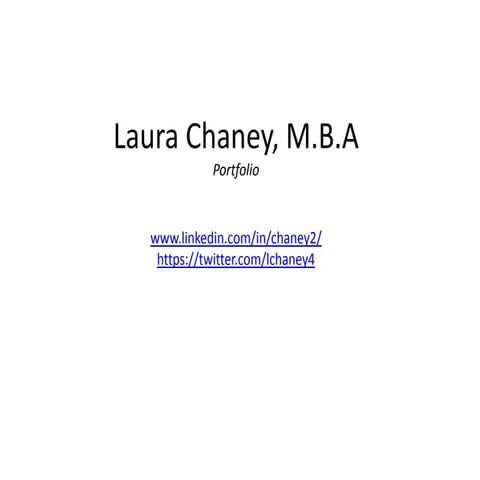 Laura Chaney Marketing Wizard Portfolio | PPTX