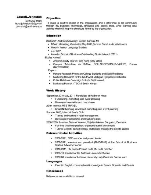 Tiffany Hill- Resume | PDF