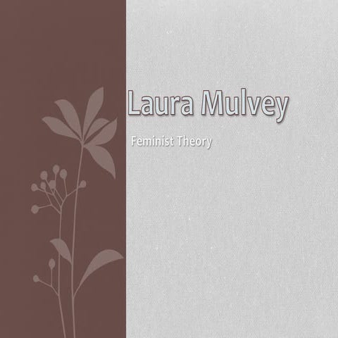 Laura Mulvey | PPTX