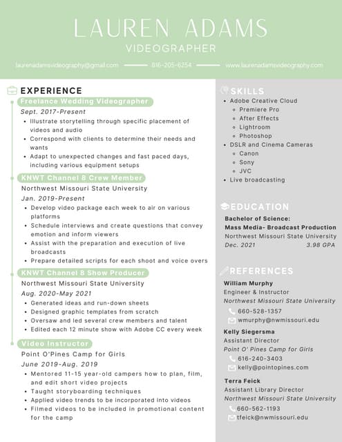 Cv sarah soueidy | PDF