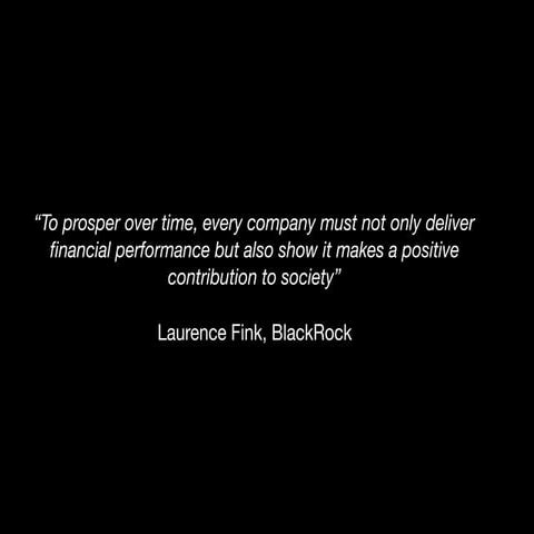 Laurence fink quote | PPT