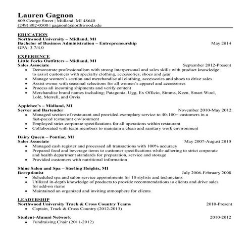 revised resume | DOCX