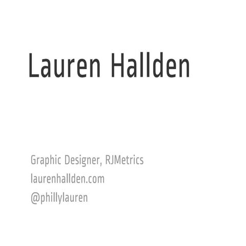 Lauren Hallden - Social Media, Voice and Identity on the Web | PDF