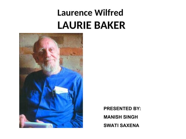 Works of laurie baker | PPTX