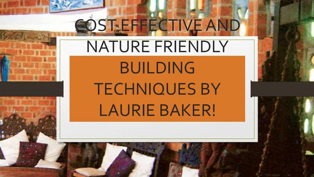 Works of laurie baker | PPTX