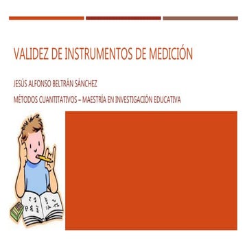 Validez y confiabilidad de instrumentos de medición en investigación ...