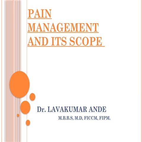 LAVA PAIN - PPT - PAIN MANAGEMENT AA.pptx
