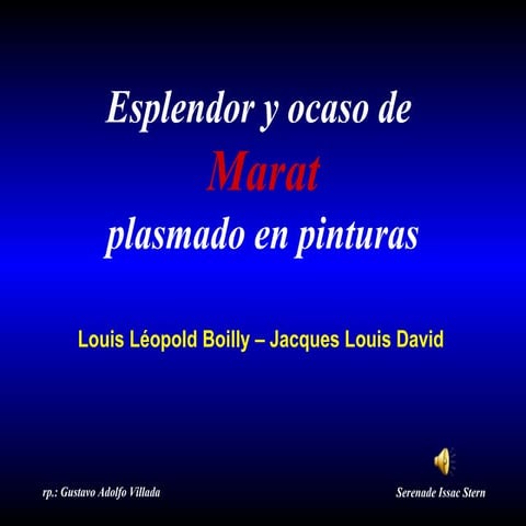 La Vida De Jean Paul Marat Pinturas Sobre Su Esplendor Y Ocaso | PPS