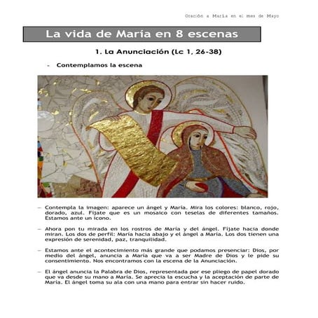 La vida de maría en 8 escenas | PDF