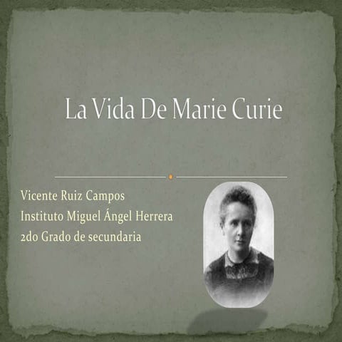 Marie Curie | PPTX