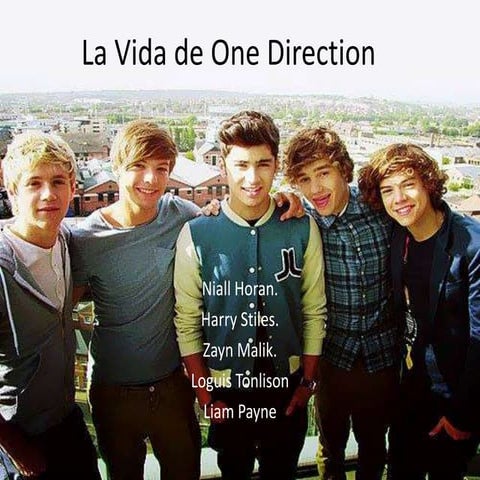 La vida de one direction - De Rachel Juillet | PPTX | Contemporary Hits/Pop/Top 40 | Music