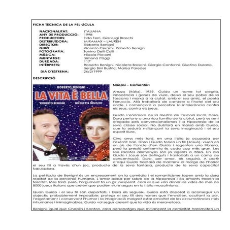 La vida és bella | DOCX