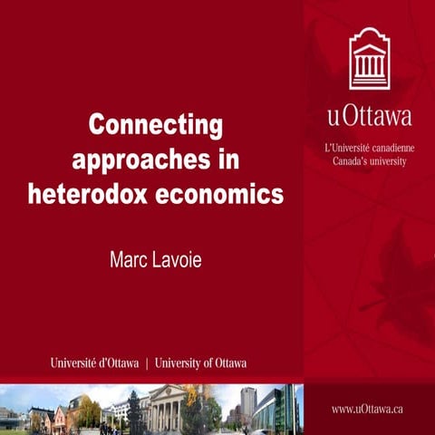 Connecting approaches in heterodox economics | PPT