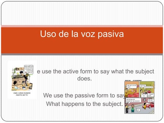 Mapa Conceptual VOZ PASIVA | PPT