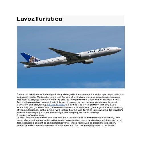 LavozTuristica | PDF