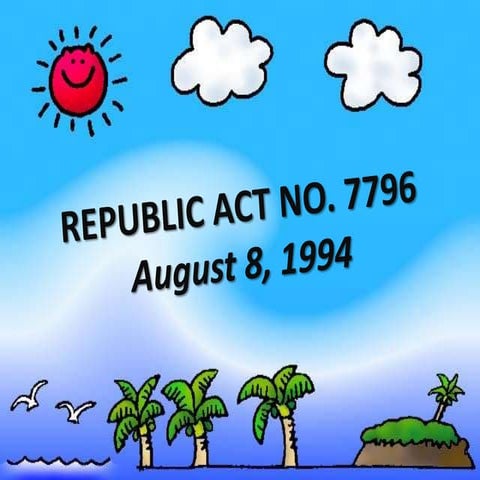 RA 7796: TESDA ACT OF 1994 | PPTX