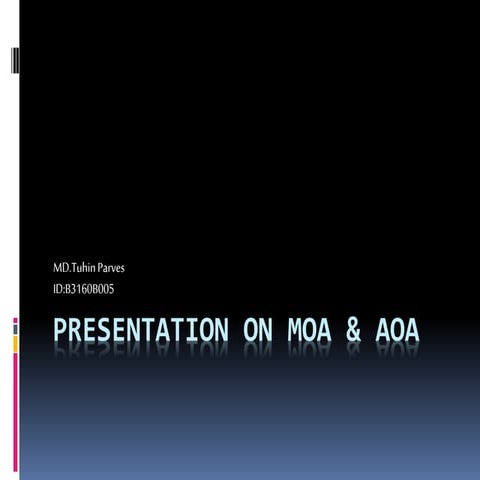 MOA & AOA | PPTX