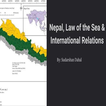 Nepal, Law of the Sea and International Relations | PDF
