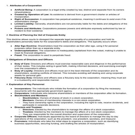 Sample of articles of incorporation | PDF