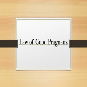 Gestalt psychology slideshare | PPTX