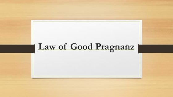 Gestalt psychology slideshare | PPTX | College Education | Education