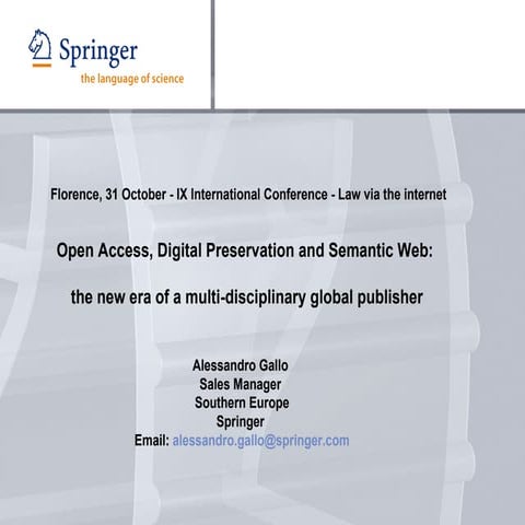 Conference Law Via The Internet | PPT