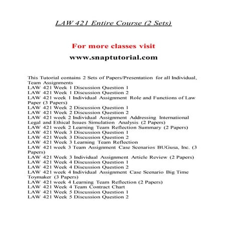 Law 531 final exam answers are here | DOCX