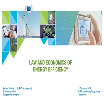 Law and economics of energy efficiency | PPT