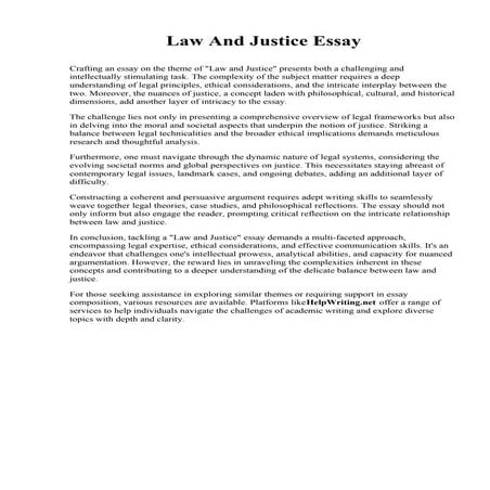 Law And Justice Essay.pdf