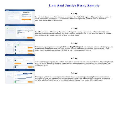 Law And Justice Essay Sample | PDF