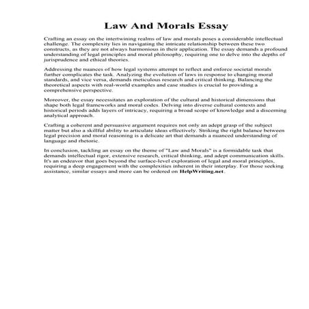 Law And Morals Essay.pdf